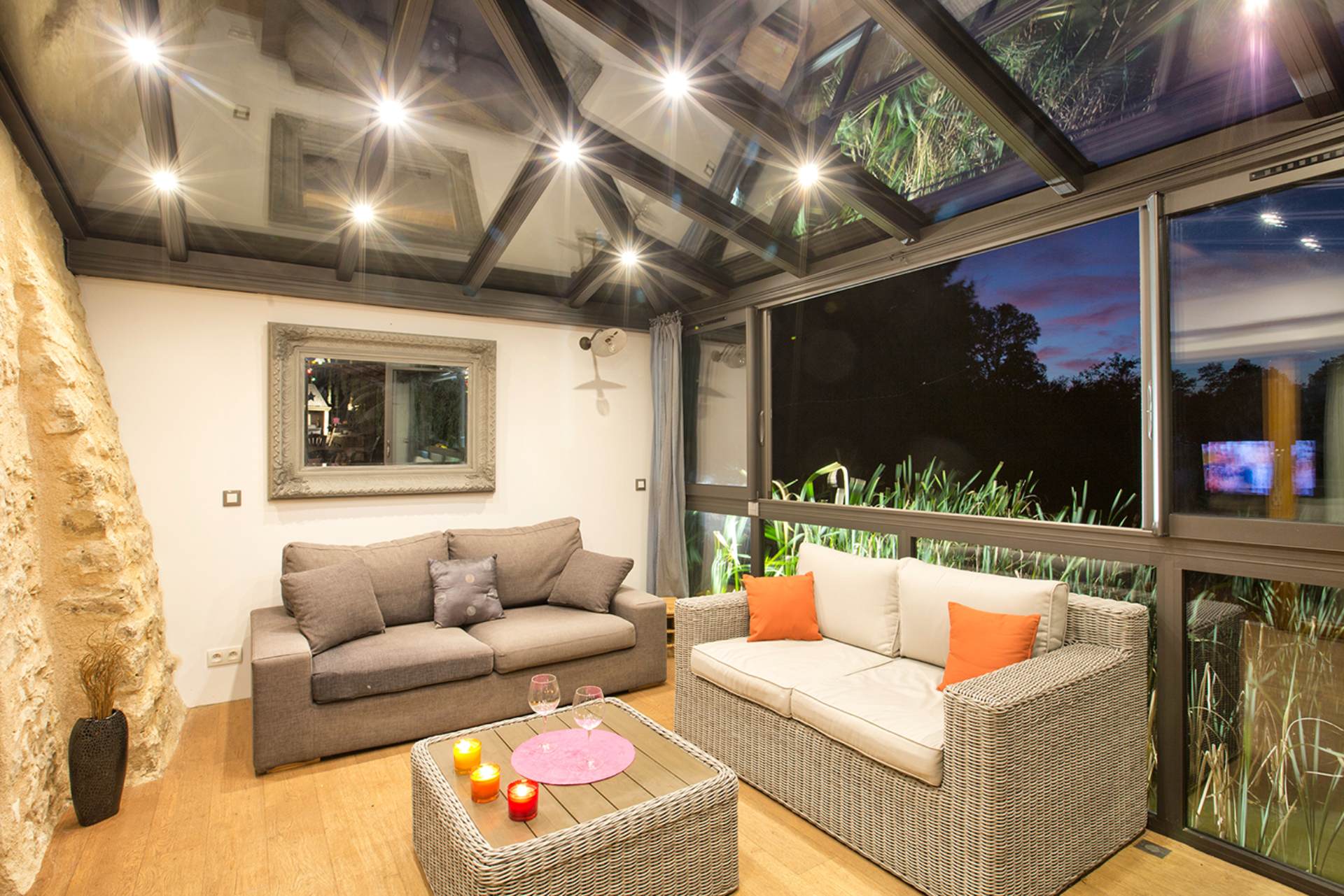 éclairage véranda I éclairage pergola I Solutions d'éclairage véranda ...